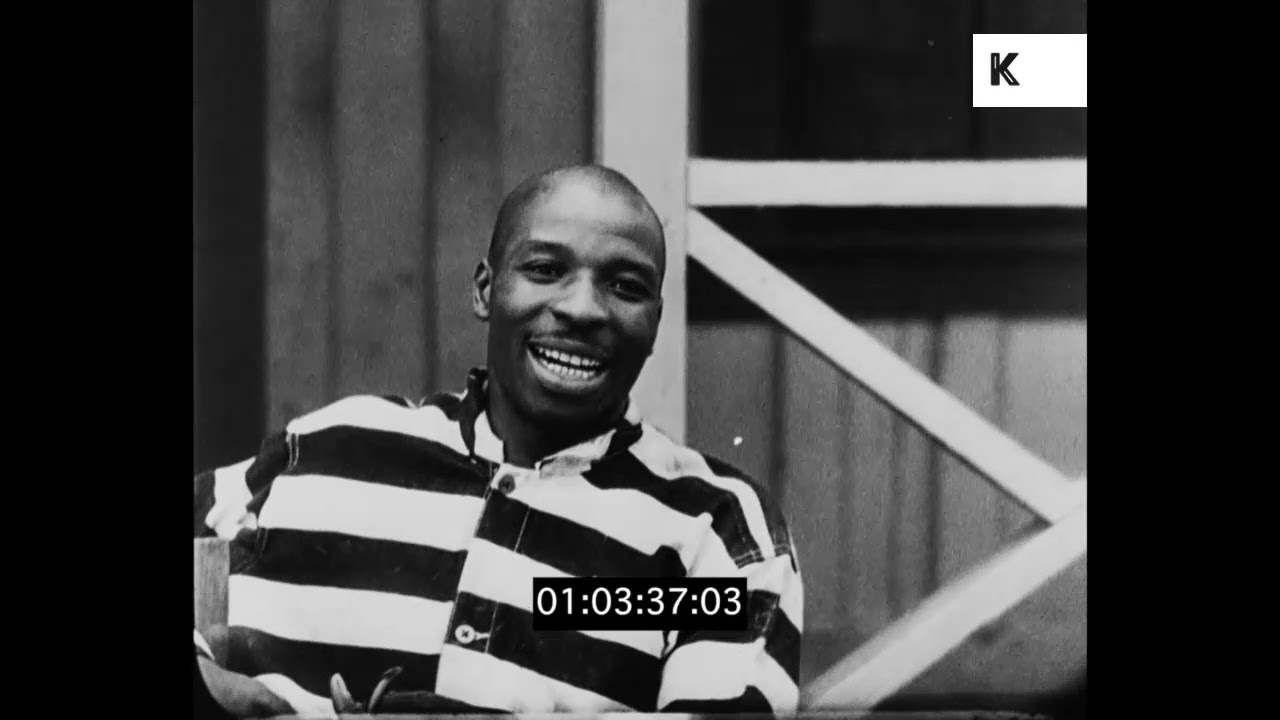 Prisoners on a Chain Gang, 1930s USA, HD from 35mm - YouTube