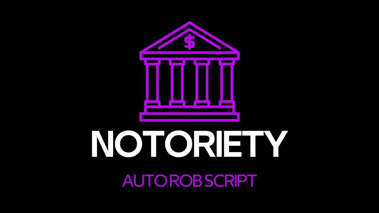 ROBLOX NOTORIETY AUTO FARM ROBBERY SCRIPT - YouTube