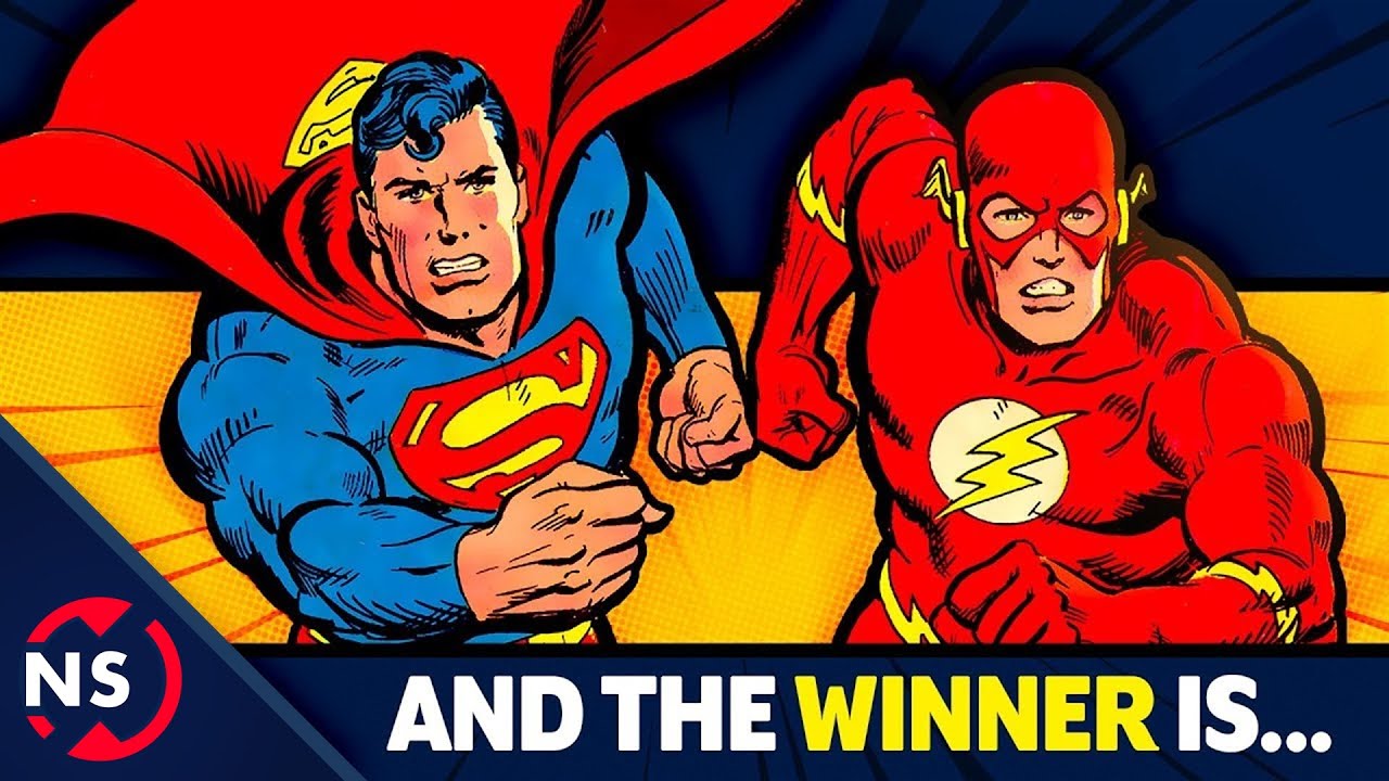 History of Every SUPERMAN vs FLASH Race! Who is Faster? - YouTube
