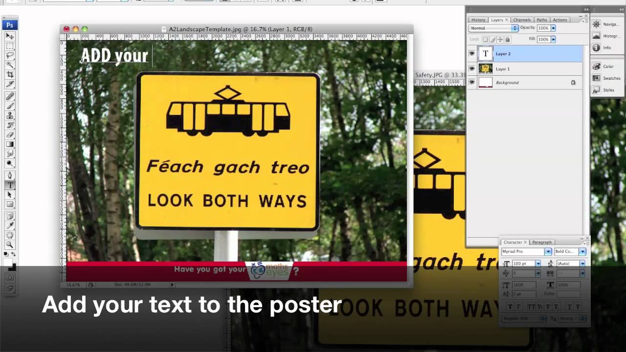 Have you got maths eyes poster competition - YouTube