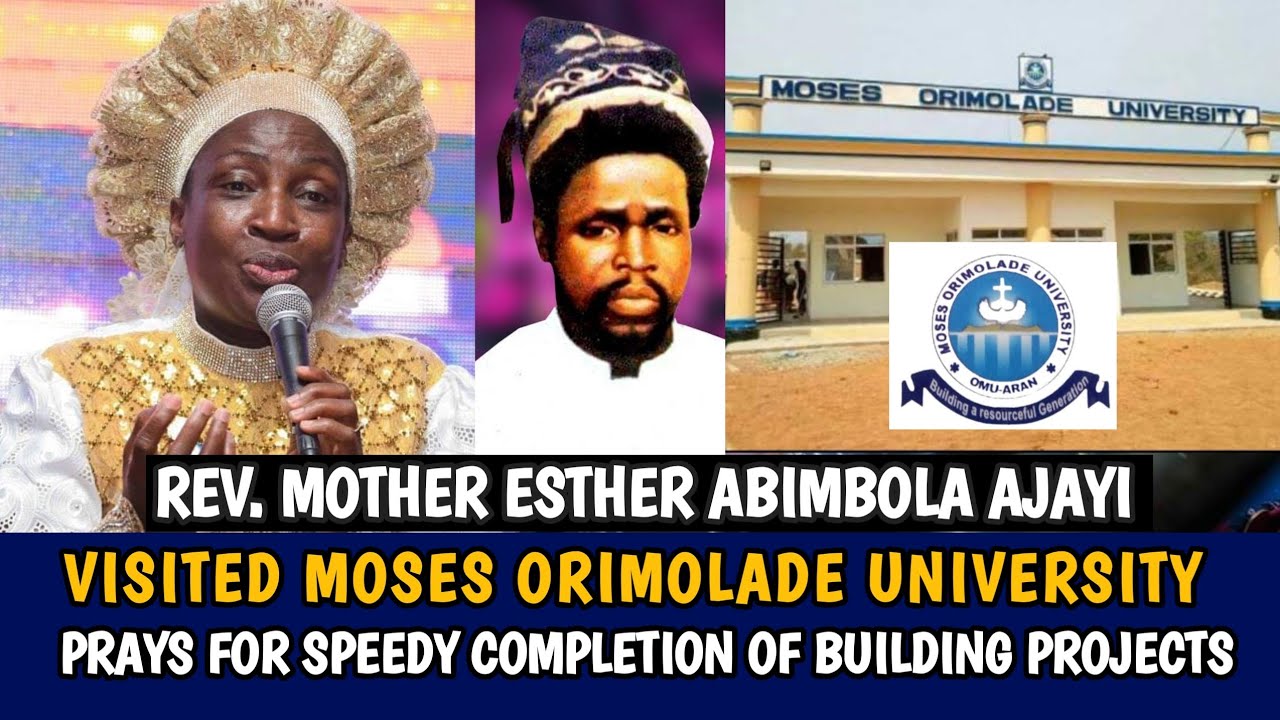 REV. MOTHER ESTHER AJAYI COURTESY VISIT TO MOSES ORIMOLADE UNIVERSITY ...