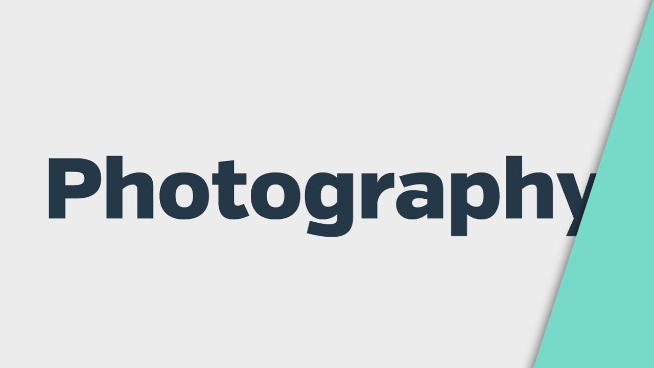 Photography Showreel 2021 - Dan Gooding - YouTube