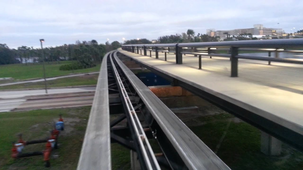 on the tram at Orlando Airport back to the main terminal (March 7th ...