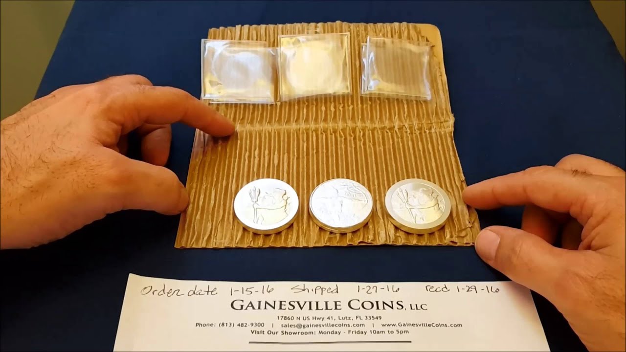 Gainesville Coins unpackaging, and why the security check? - YouTube