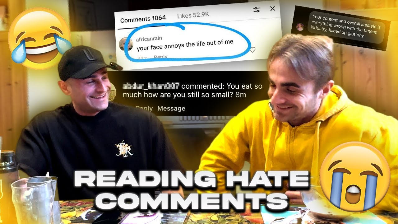 Reading HATE COMMENTS with my Brother - YouTube