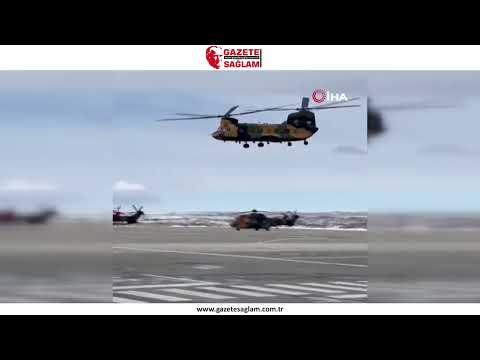 Kara Kuvvetleri, Jandarma ve Emniyet’e ait helikopterler deprem bölgesine hareket etti