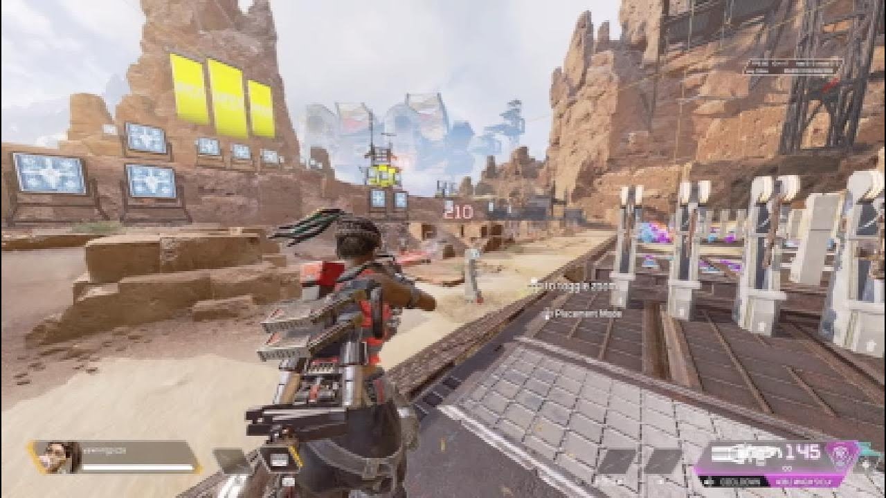 rampart is that how you are meant to hold a minigun - YouTube