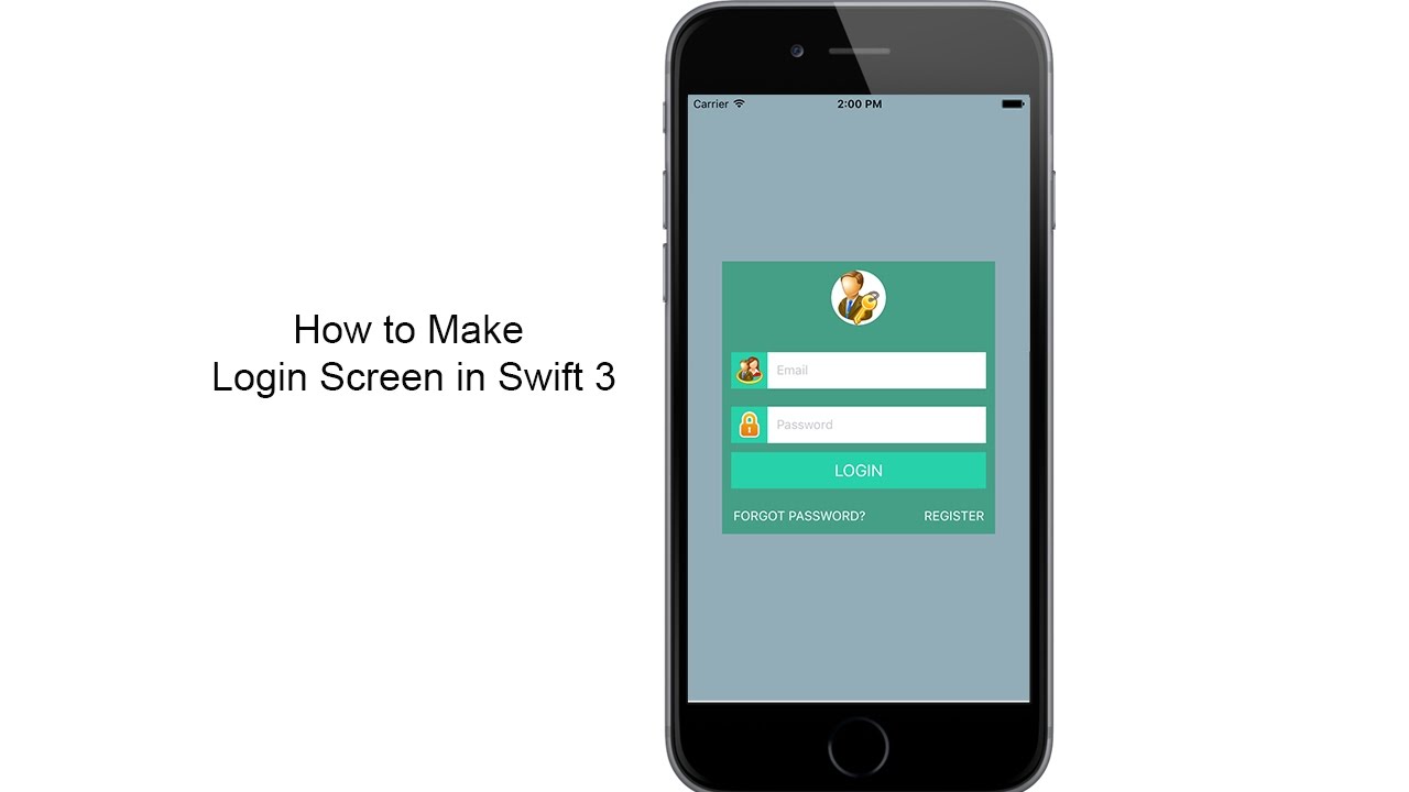 How to Make Login Screen with Swift 3 Keyboard Ep 3 - YouTube
