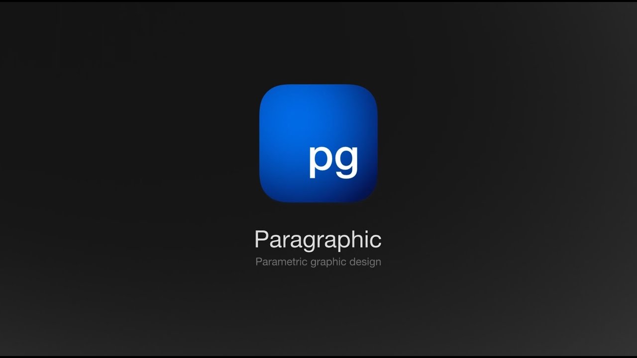 Paragraphic - Parametric graphic design - YouTube
