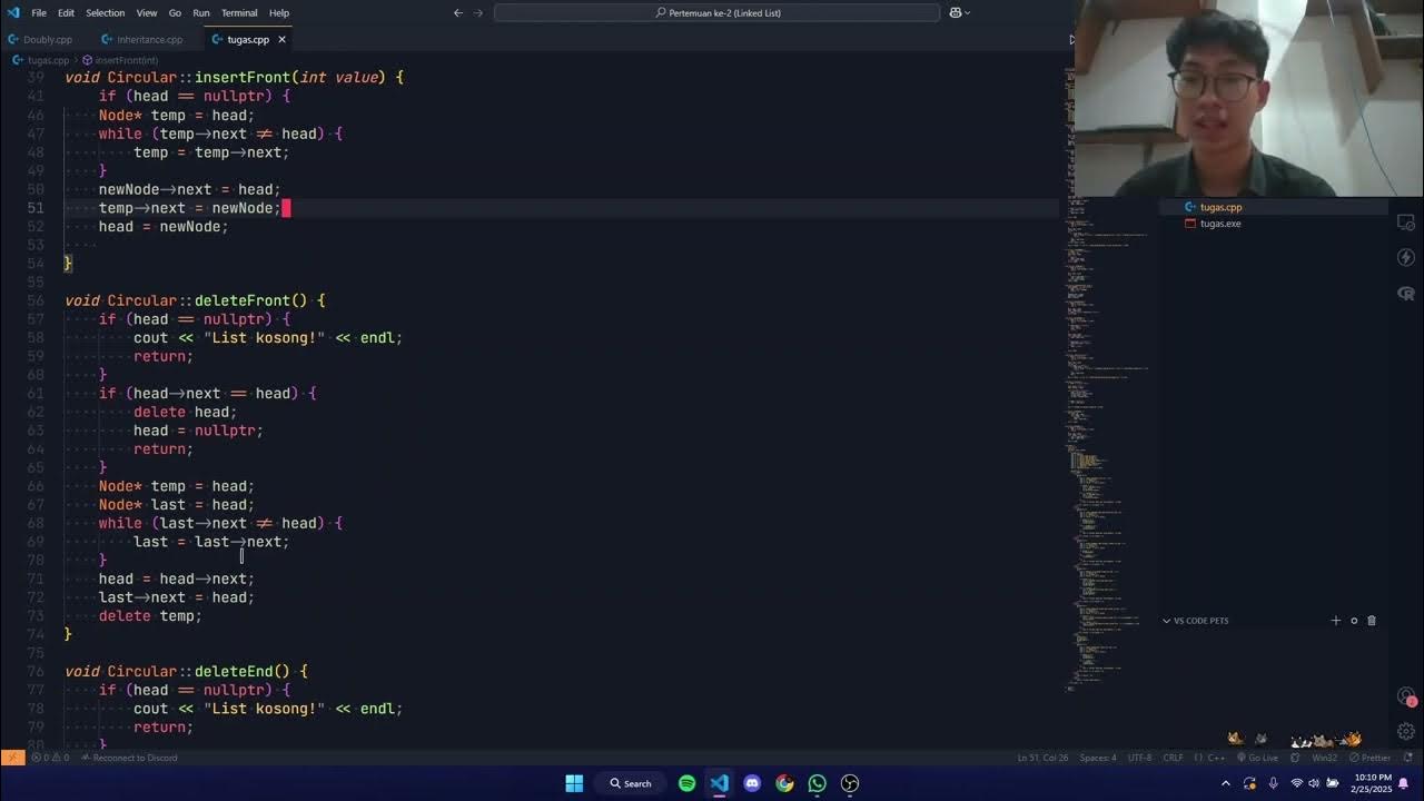 Doubly Linked List dan Circular Linked List - YouTube
