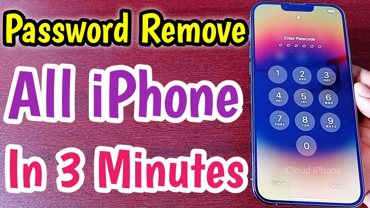 Password Remove All Models iPhone In 3 Minutes | Unlock iphone Forgot ...