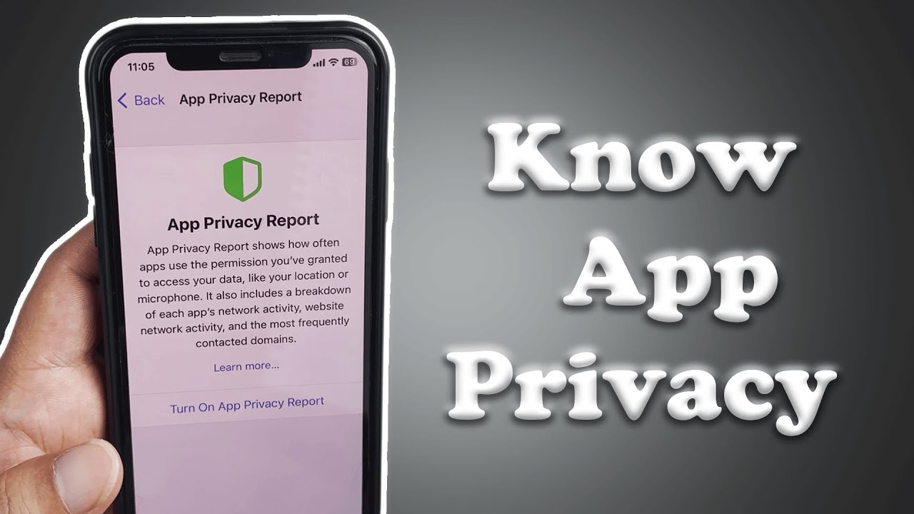 How to Activate App Privacy Report in iPhone? | Three Dot Technology ...