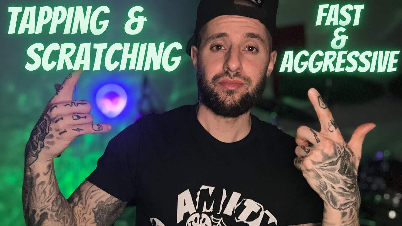 ASMR | Fast & Aggressive Tapping/Scratching with Hand Sounds - YouTube
