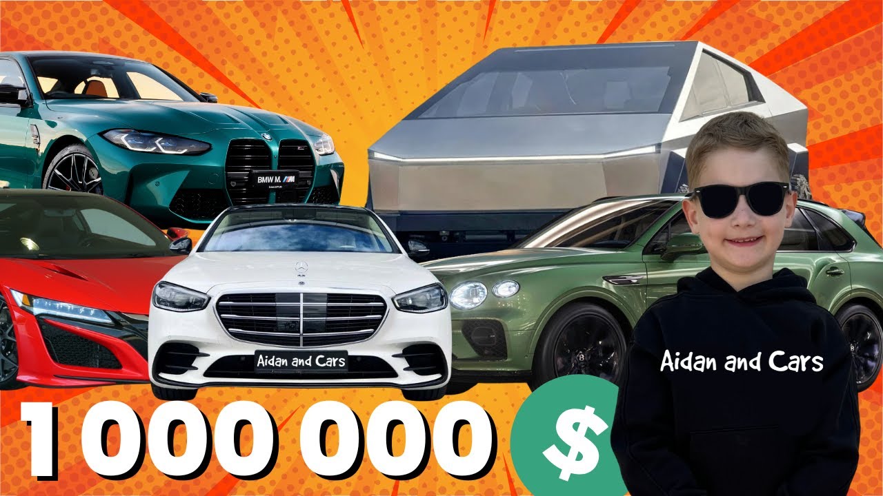 Aidan's Million Dollar Car Collection! Welcome!!! First video!!! - YouTube
