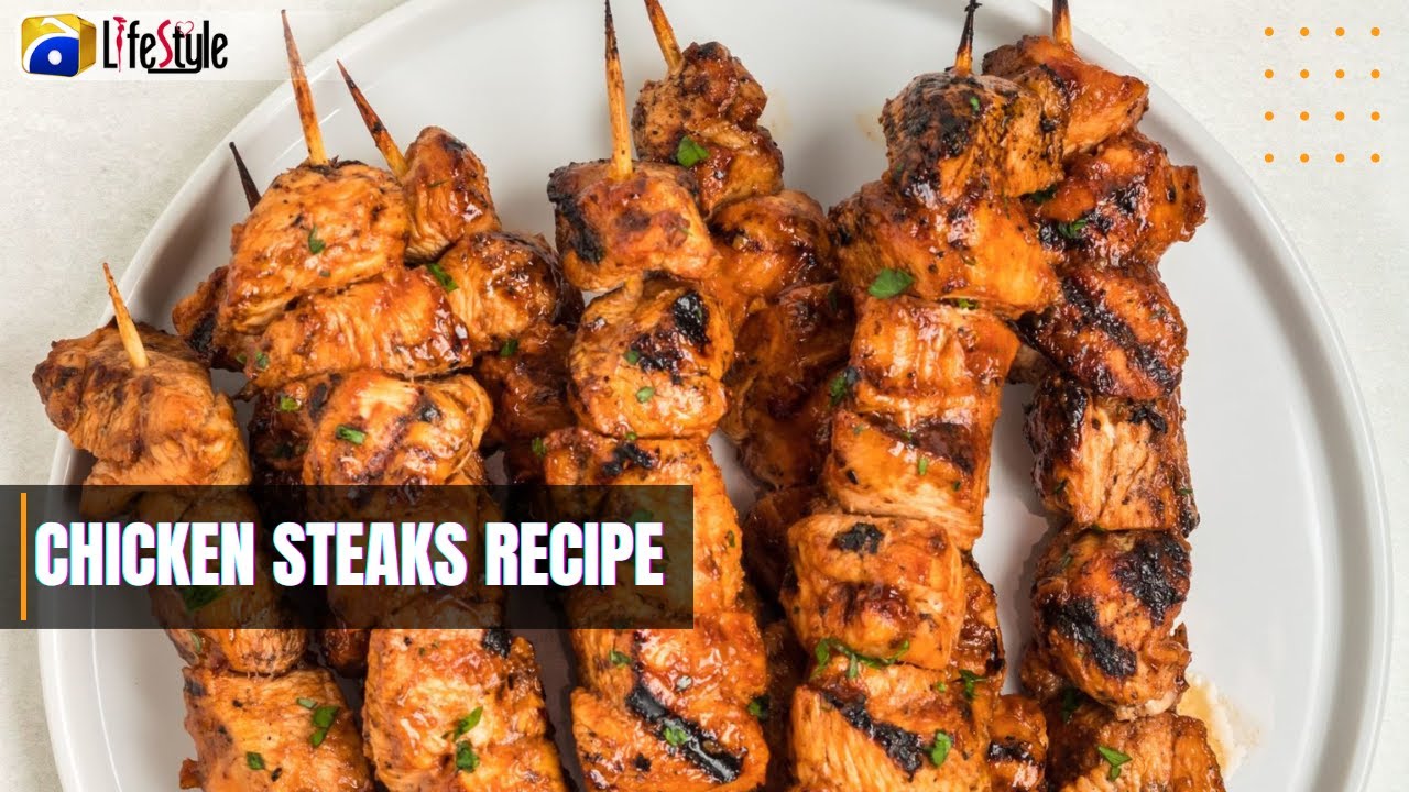 Chicken Steaks | Chicken Steaks Recipe | Easy To Make Chicken Steaks ...