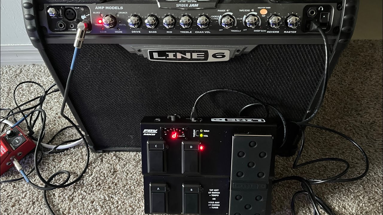 How to program Line 6 FBV Express MKII footswitch without computer ...