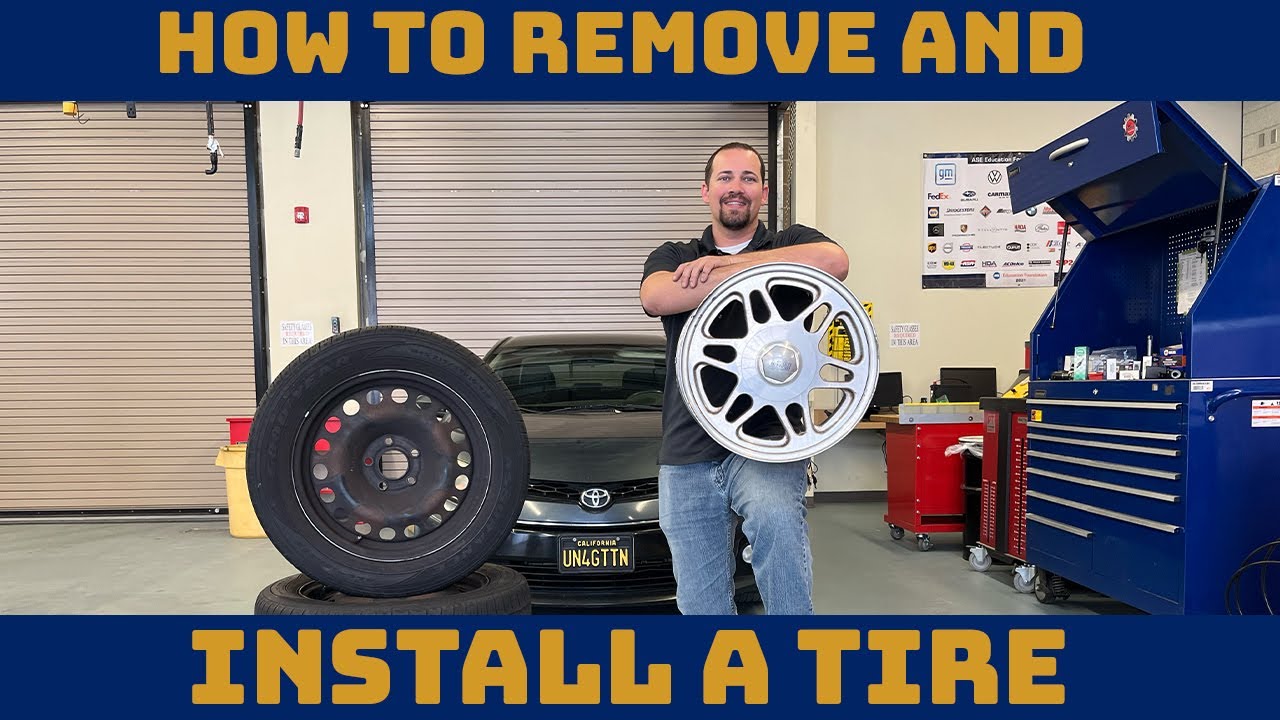 How to Remove and Install a Tire from a Rim - YouTube