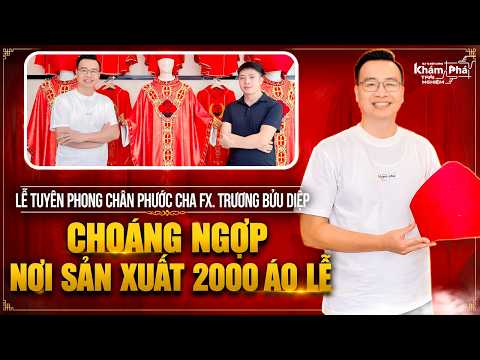 Choáng ngợp với tốc độ sản xuất 2000 áo lễ LM & GM Lễ Tuyên Phong Chân Phước Cha FX. Trương Bửu Diệp