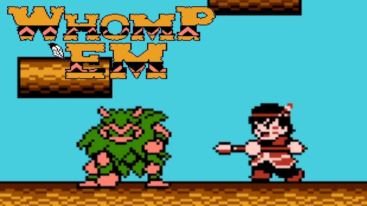 Whomp 'Em (NES) Playthrough - YouTube