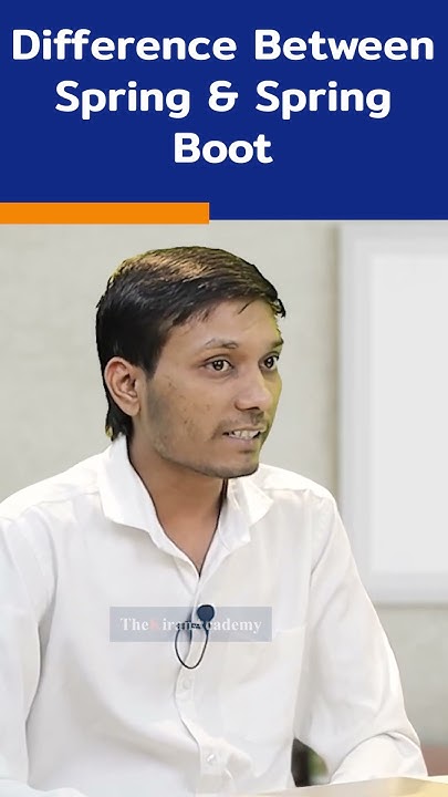 Java Interview Question Difference Between Spring And Spring Boot Kiransir Shorts Java