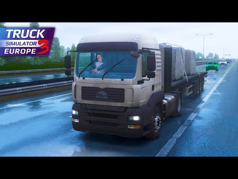 Beton Blokları Taşımak Hiç Kolay Olmadı !!! Truckers Of Europe 3