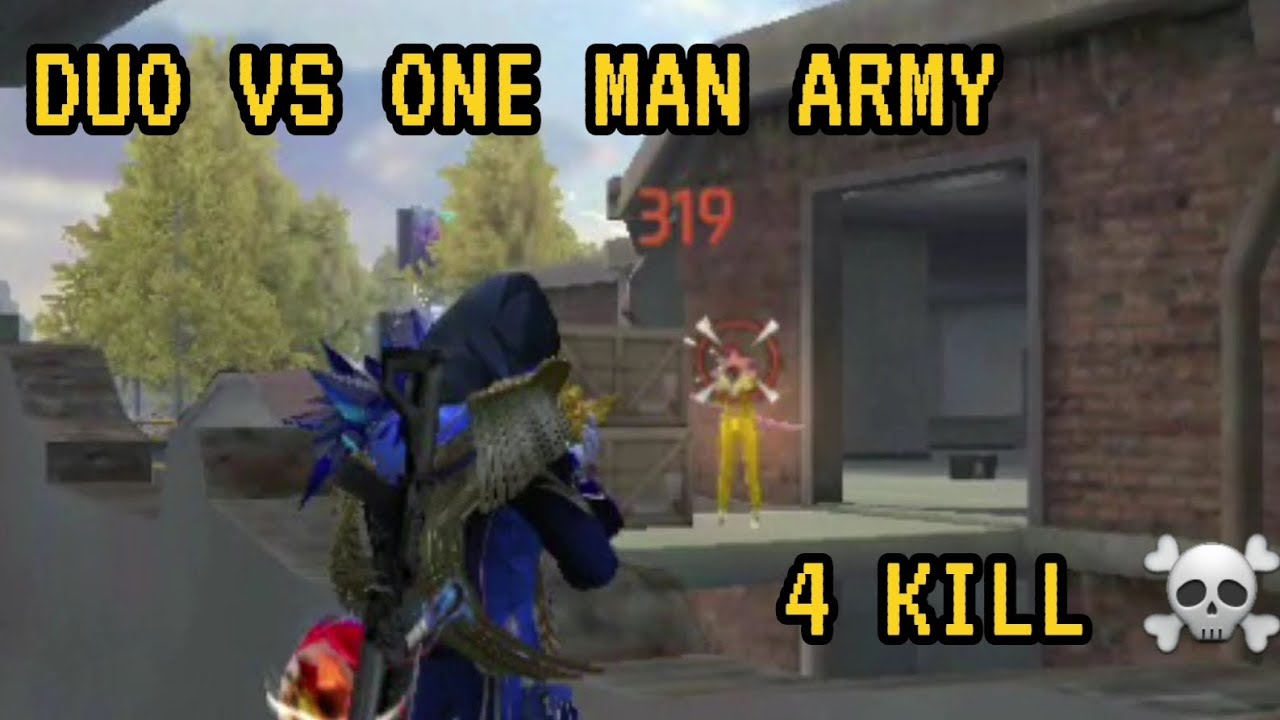 Duo vs one man #army #freefire #impossible 0.99 #gaming #mobilelegends ...