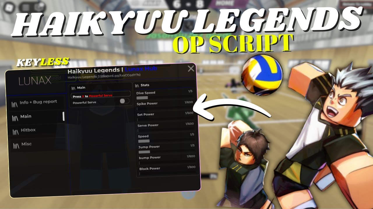 *NEW* Haikyuu Legends Script | Pastebin 2025 - YouTube