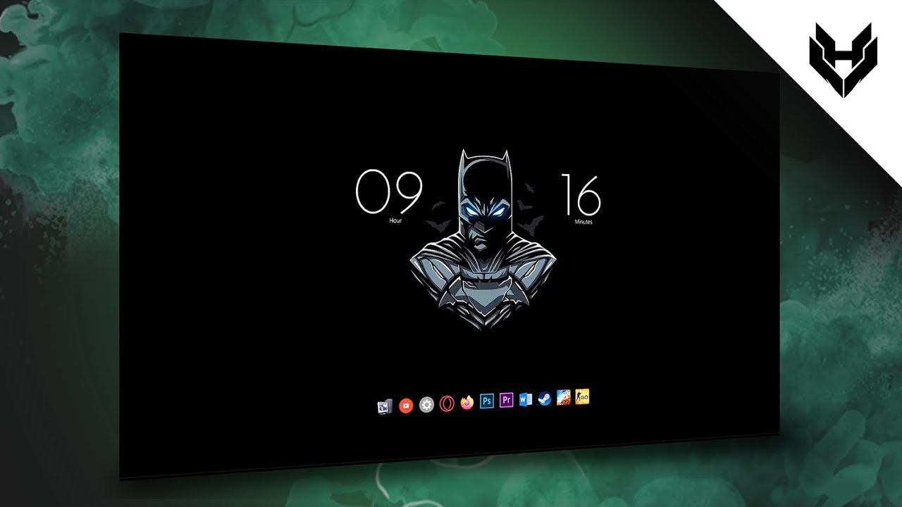 Simplify Your Desktop | Batman Skin Rain Meter 2020 | Windows 10 ...