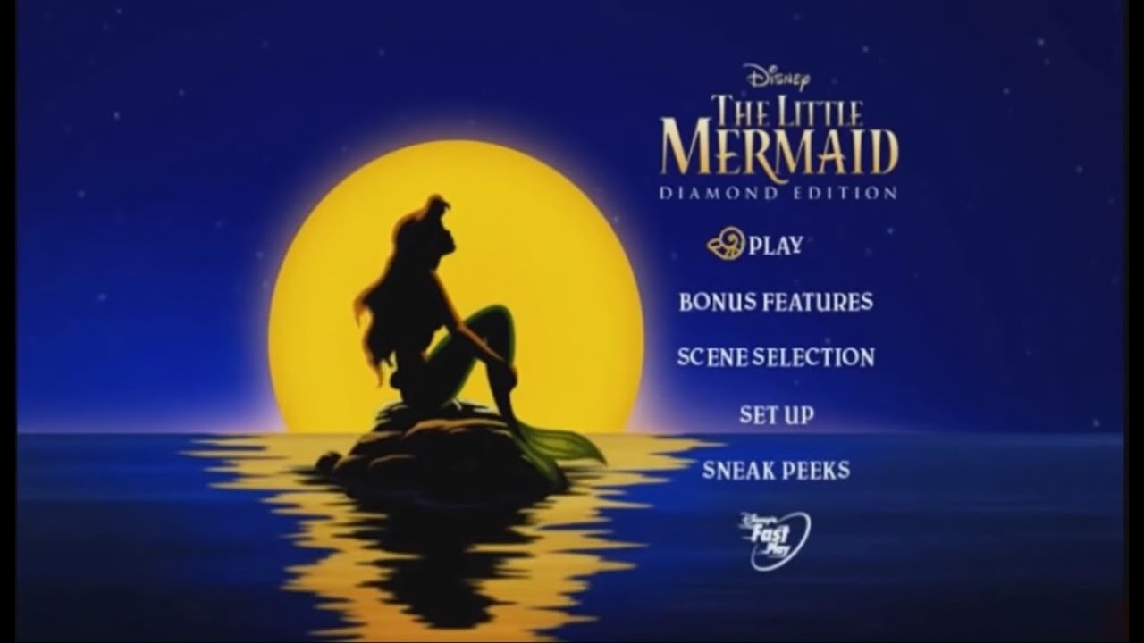 The Little Mermaid Dvd Menu