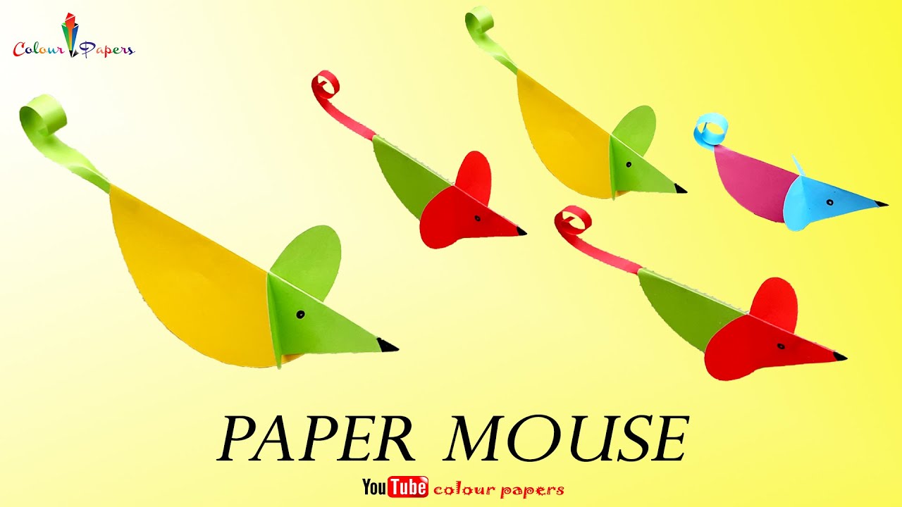 How To Make A Paper Mouse Finger Puppet Paper Mice Crafts Easy How To Make A Paper Mouse Finger Puppet Paper Mice Crafts Easy