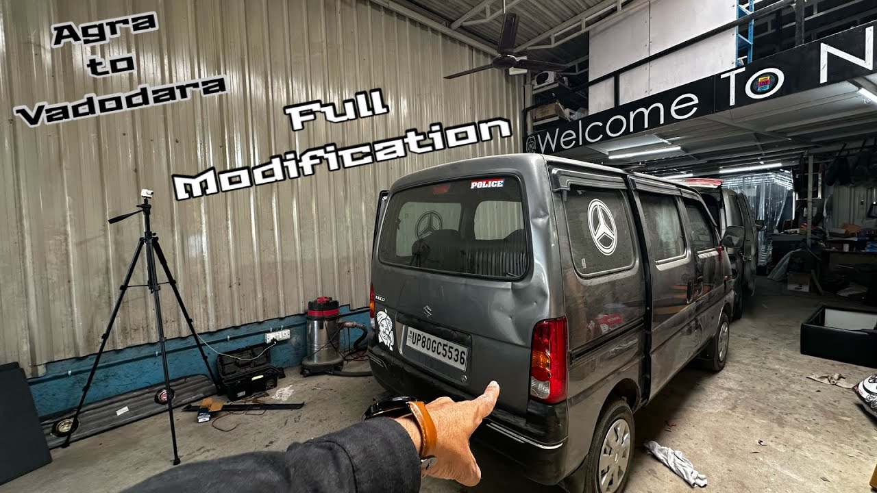 Agra to Vadodara || Maruti eeco bs6 Model Full Modification By Navkar ...