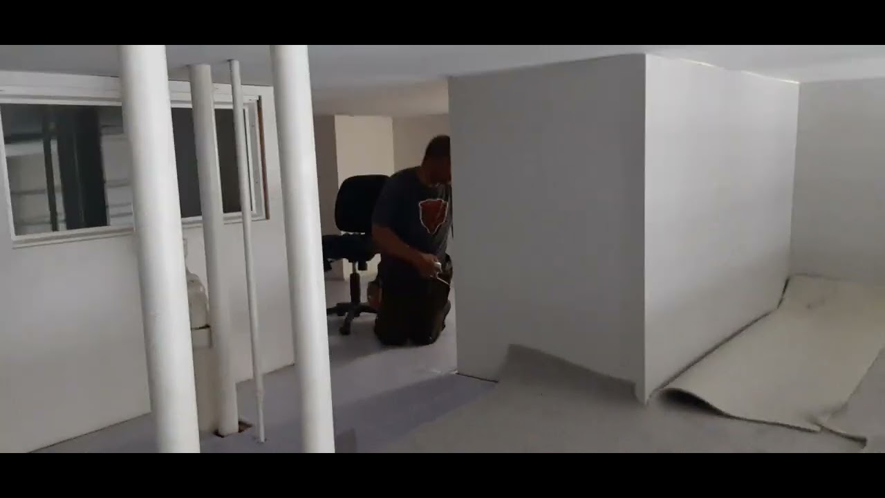 Crawlspace Carpet Installation. May 2023, 23rd. - YouTube