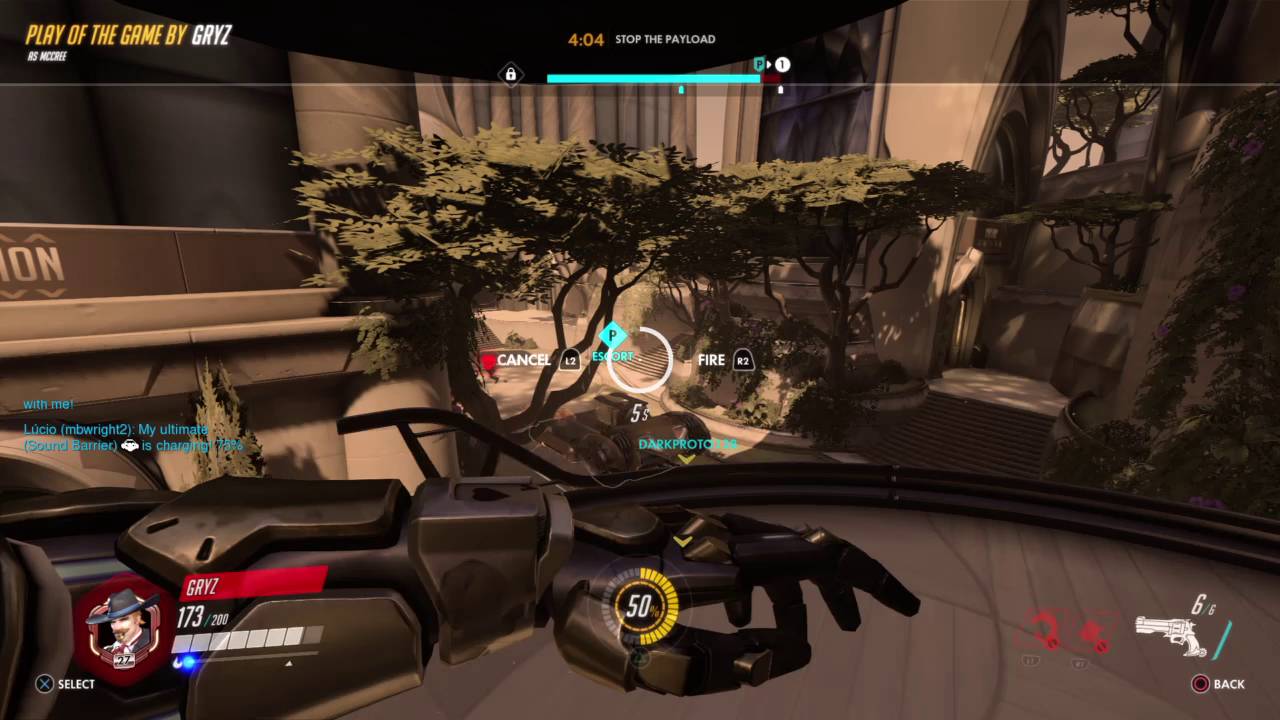 Overwatch: McCree quad kill - YouTube