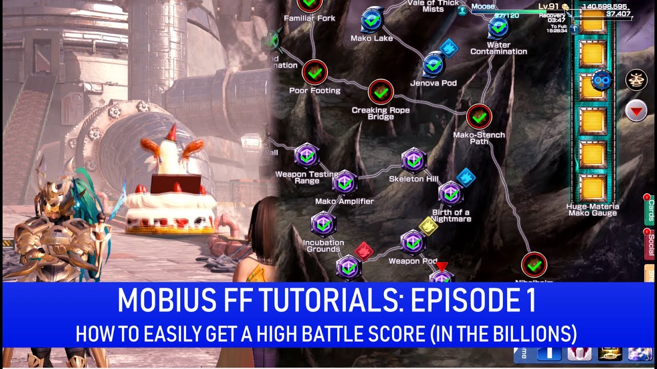 Mobius FF Tutorials Episode 1: How to Get a High Battle Score (Over ...