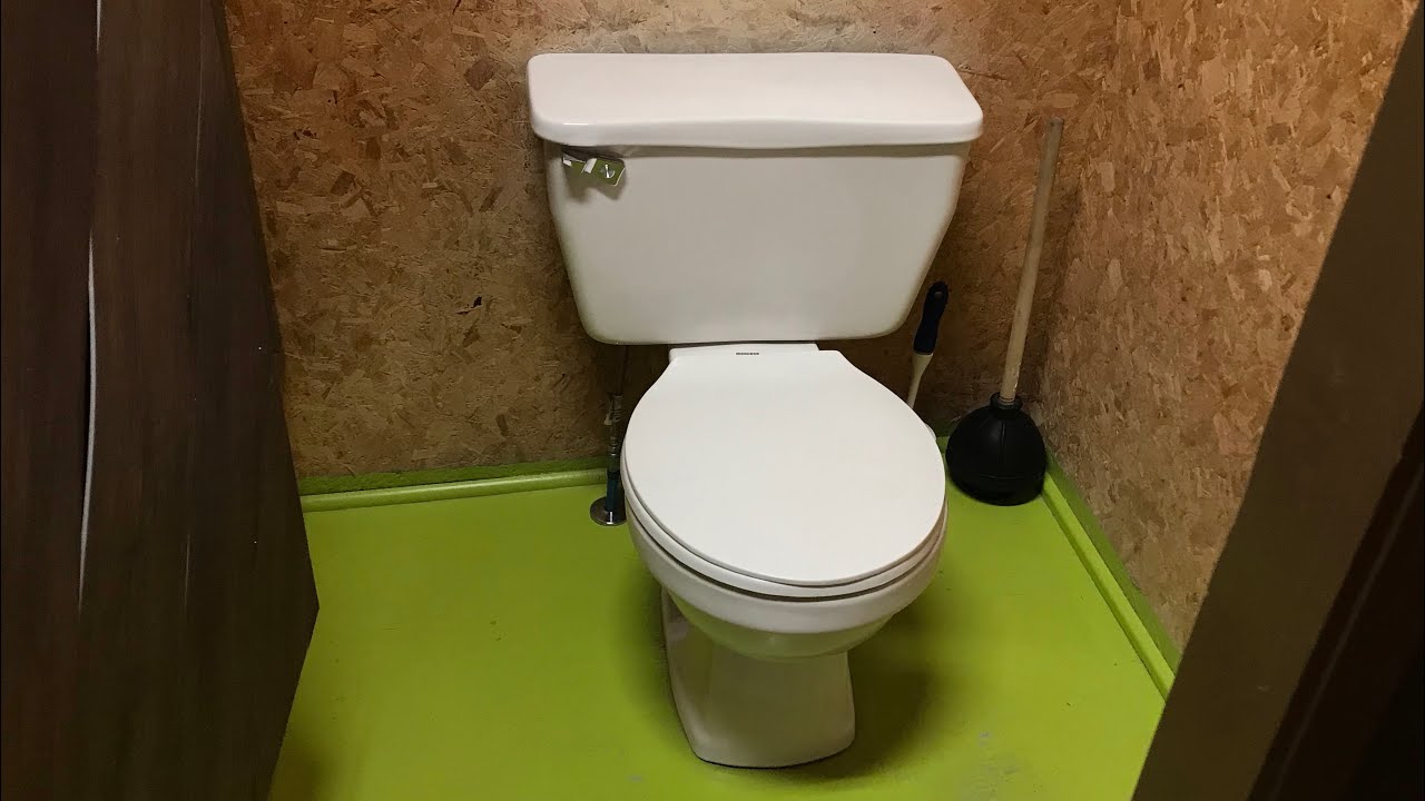 2000s Mancesa Open Rim Toilet on 1996 Tank - YouTube