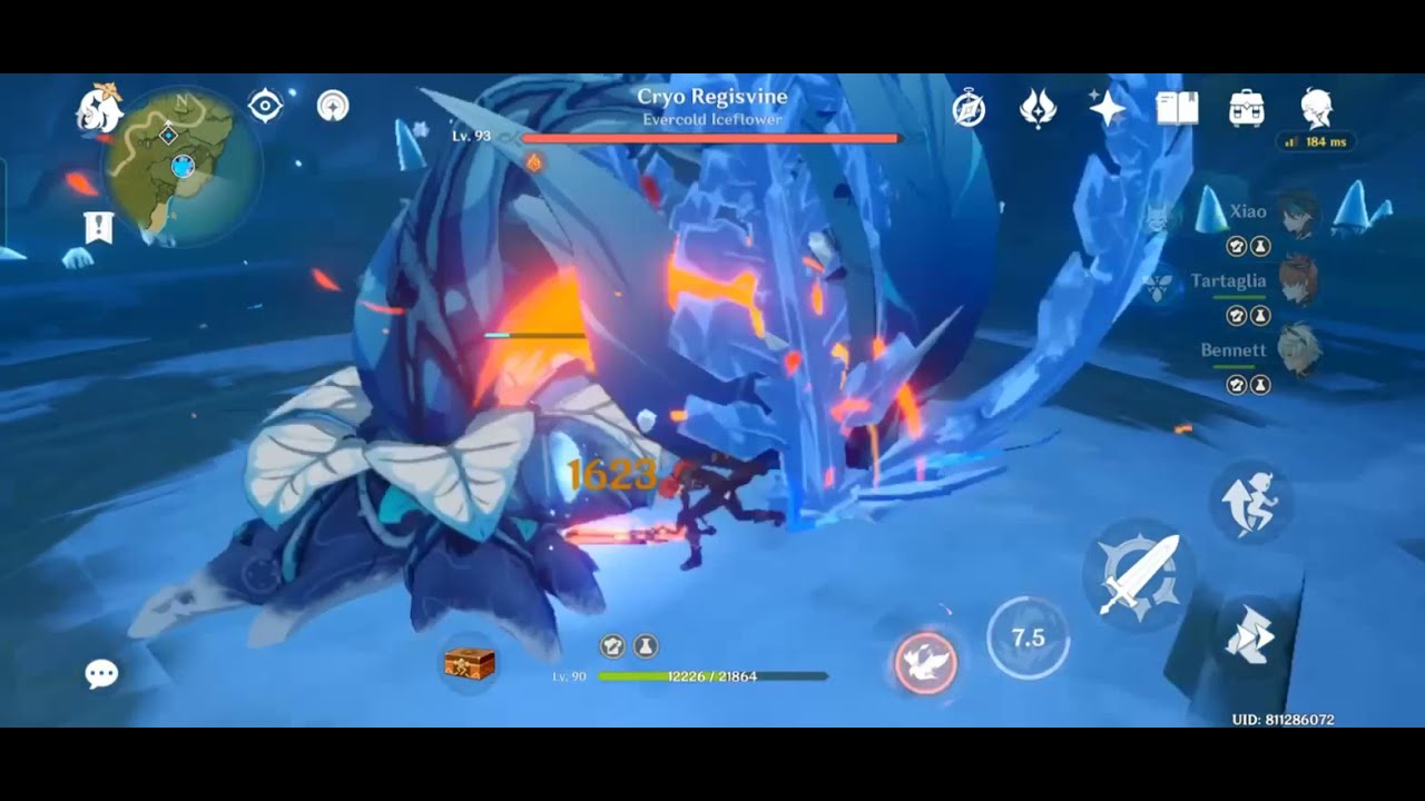 c0 Xiao vs cryo regisvine about 50k damage - YouTube