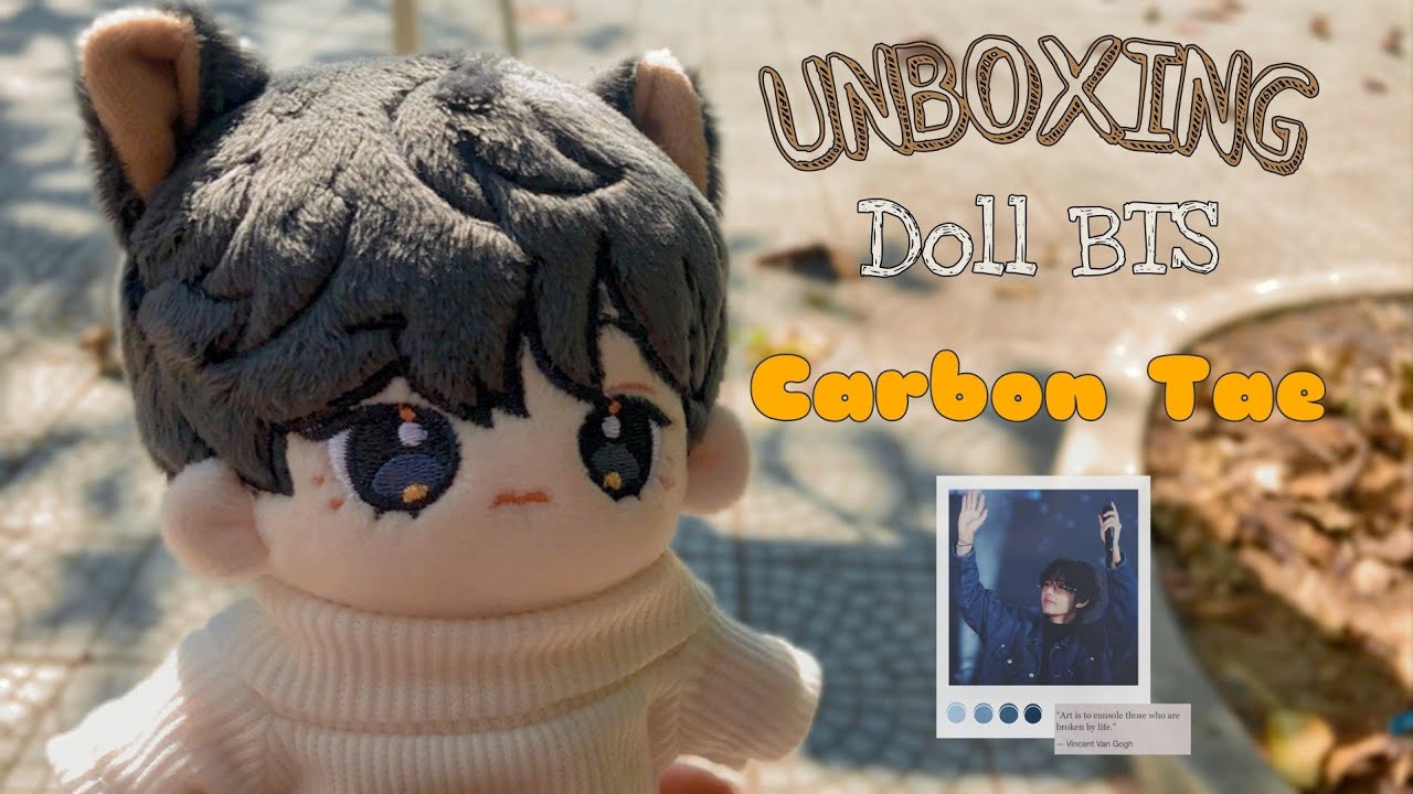 [UNBOXING] Doll Taehyung BTS | 🍚 CARBON TAE 🍚 | 15cm - YouTube