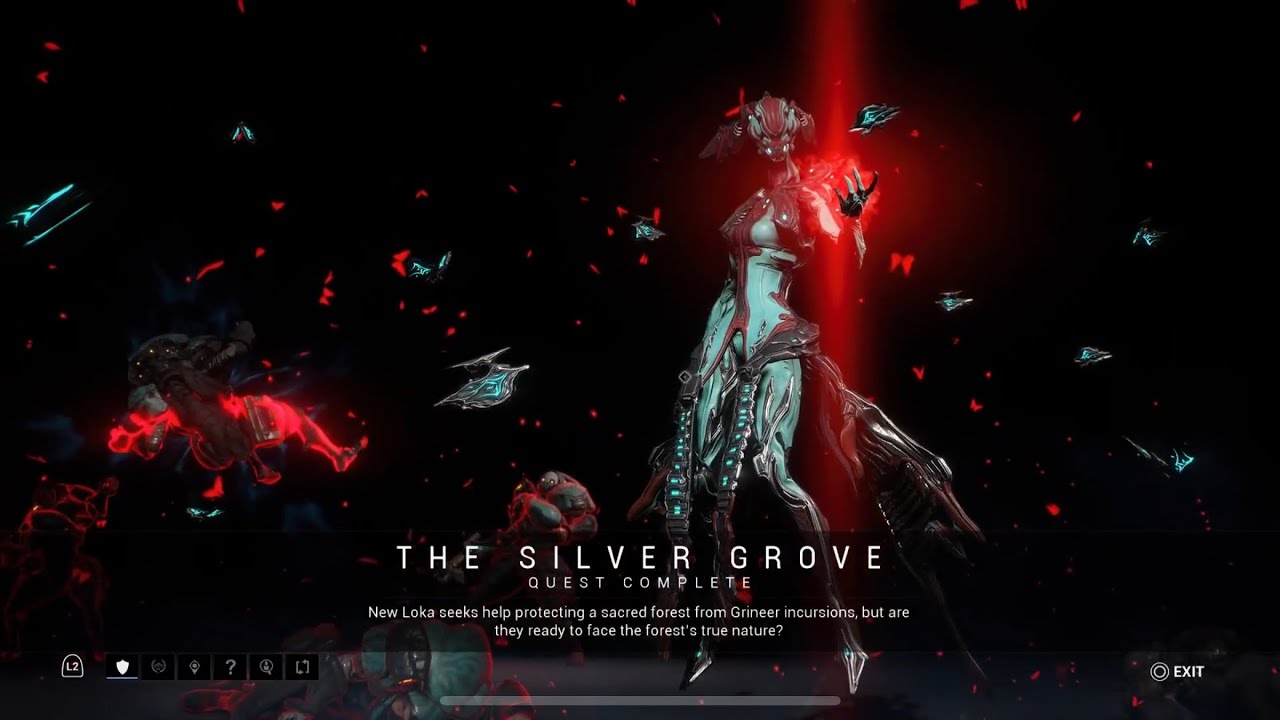 Warframe - The Silver Grove Quest with Myth - YouTube