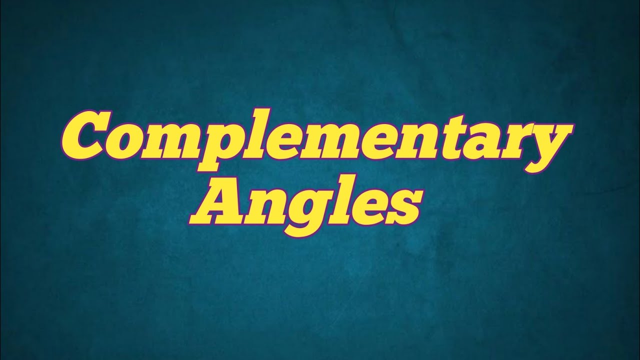 #complementaryangle Complementary Angles | Sin 90-theta | Cos 90-theta ...