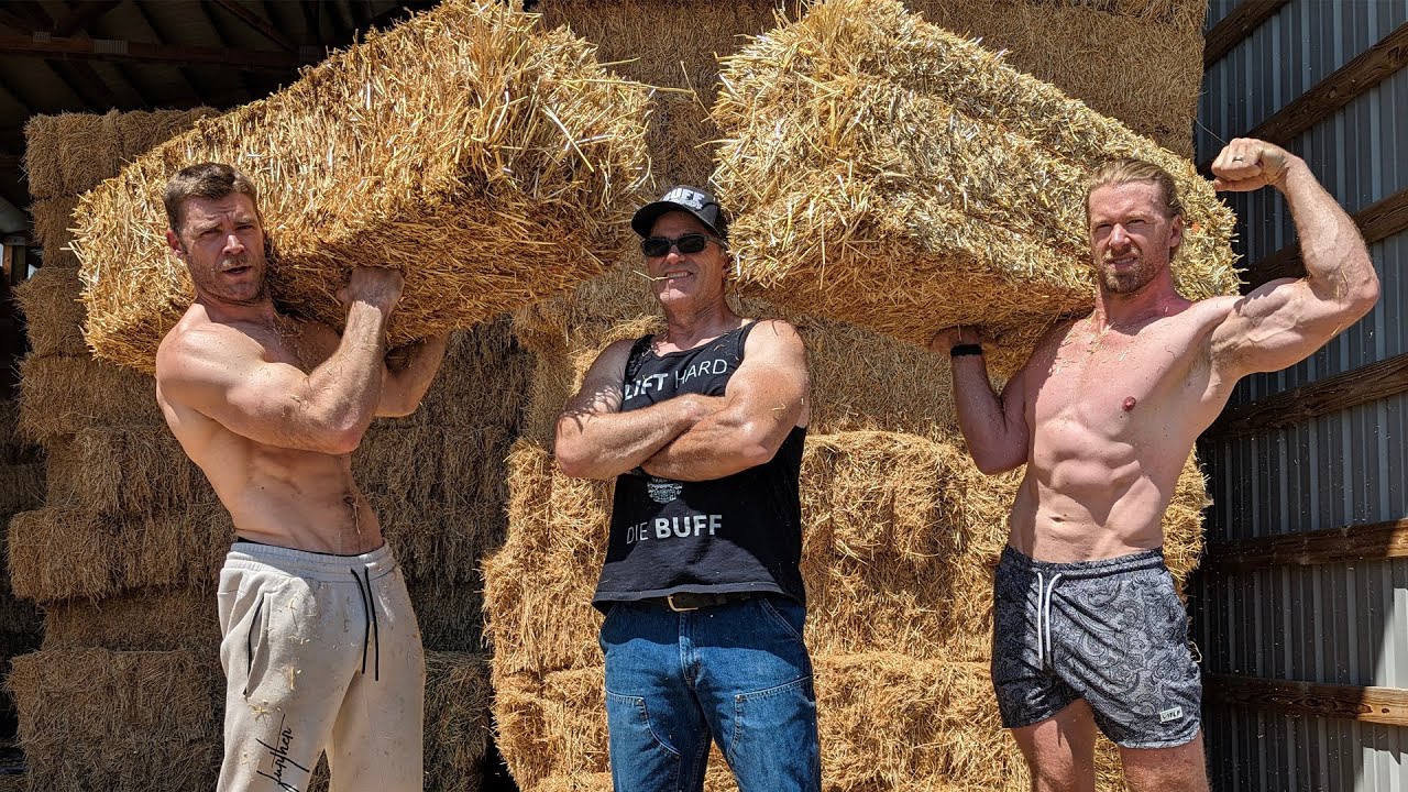 Hay Bale Bucking Challenge | DAD vs DUDES Realtime YouTube Live View ...