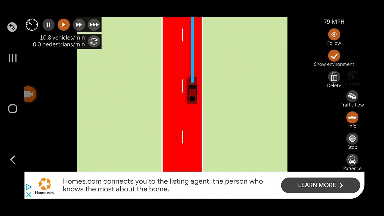Blue to Red In Intersection Controller - YouTube