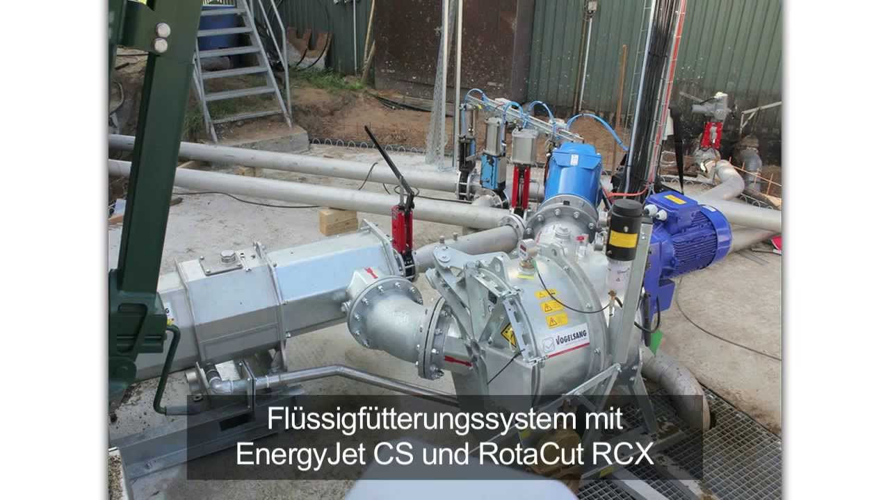 EnergyJet 40 CS Fermenterbeschickung - Digester feeding - YouTube
