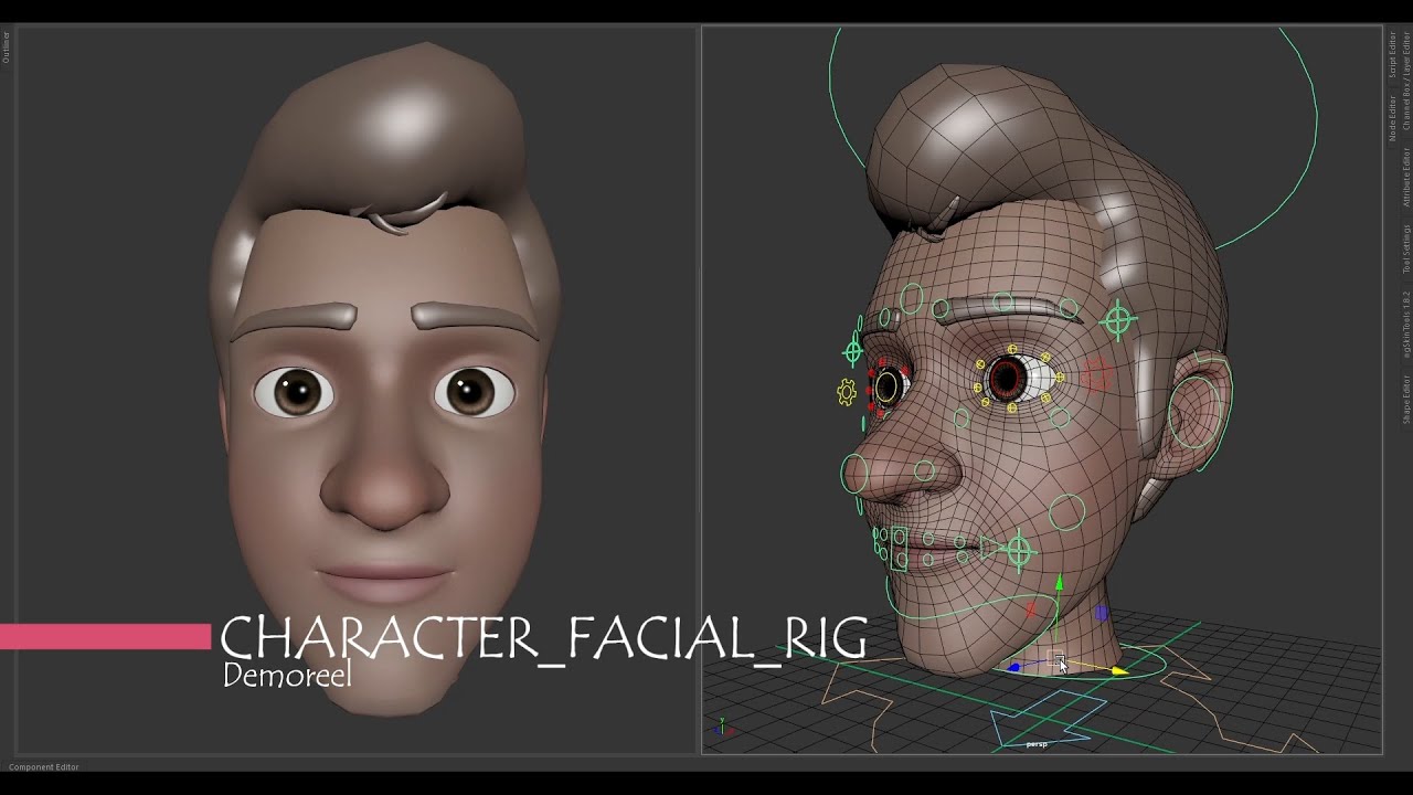 Facial rig Demo reel - YouTube