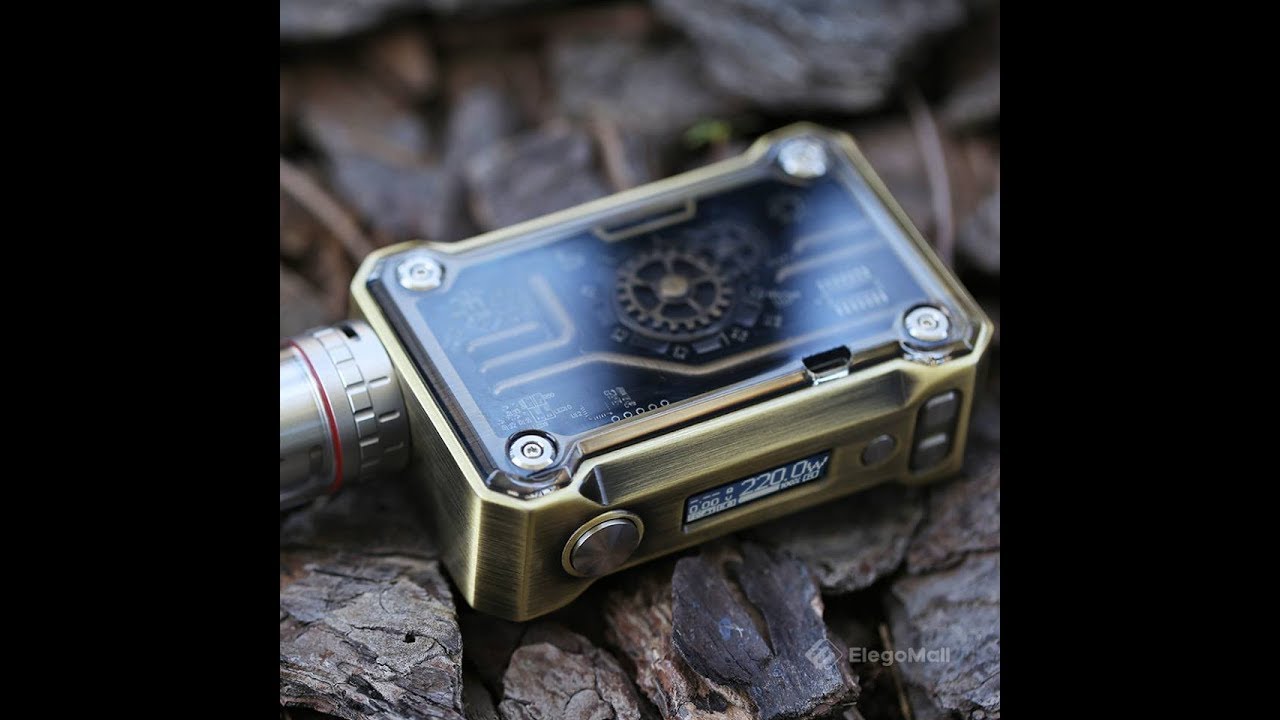 Tesla Punk 220W Box Mod - A must for steam punk lovers, giveaway now ...