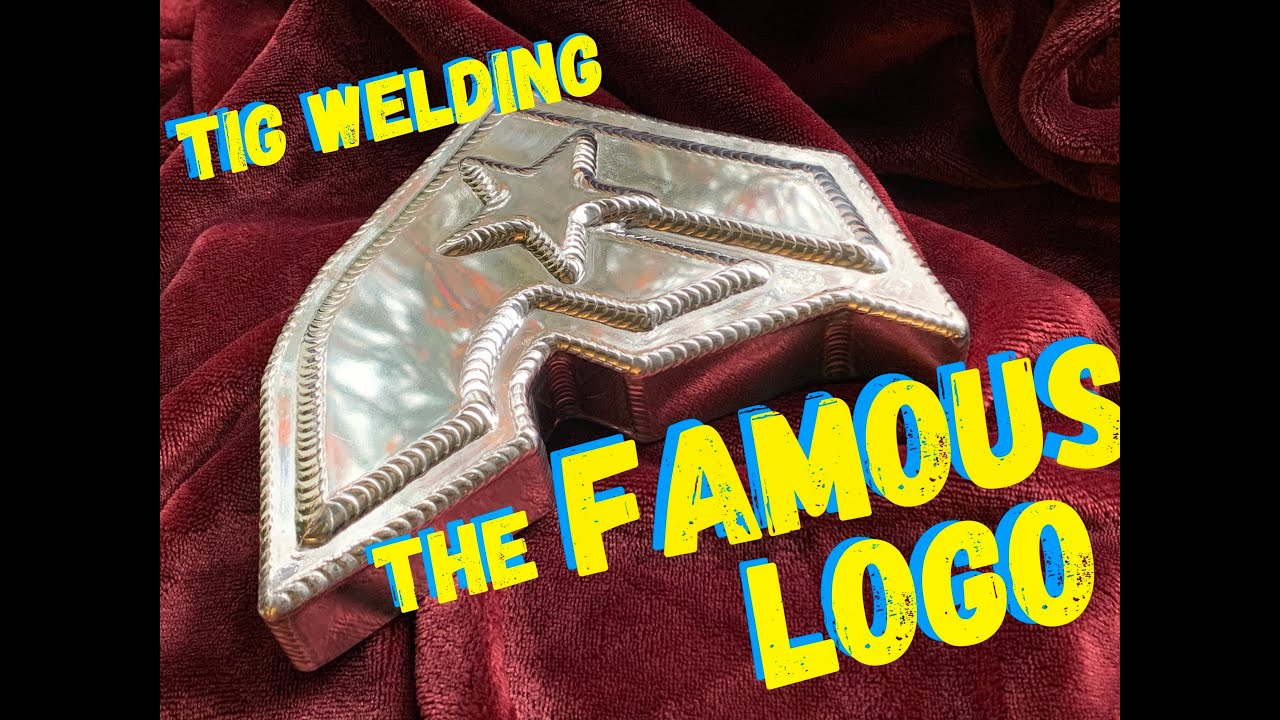 TIG WELDING ART 2019 - Tig Welding The FAMOUS Logo! - YouTube