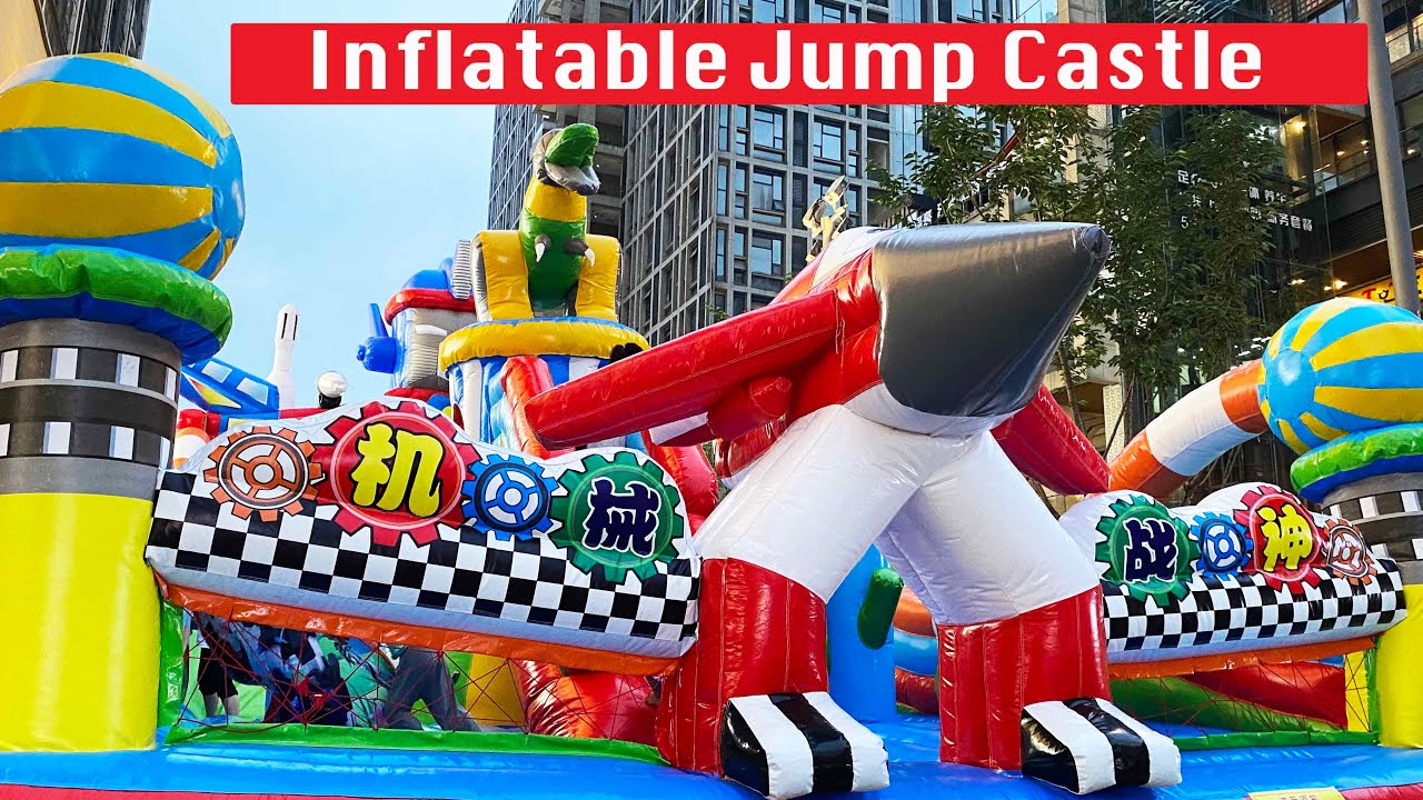 Inflatable Jump Castle - Faith in China - YouTube