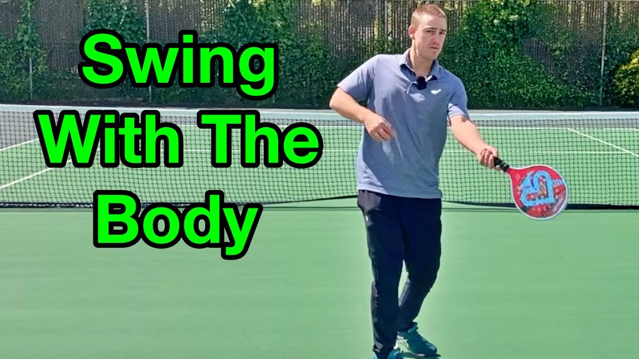 Swing With The Body in Tennis (Spec Tennis Technique) - YouTube