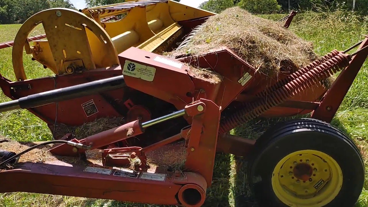 cutting hay 2020 action shots - YouTube