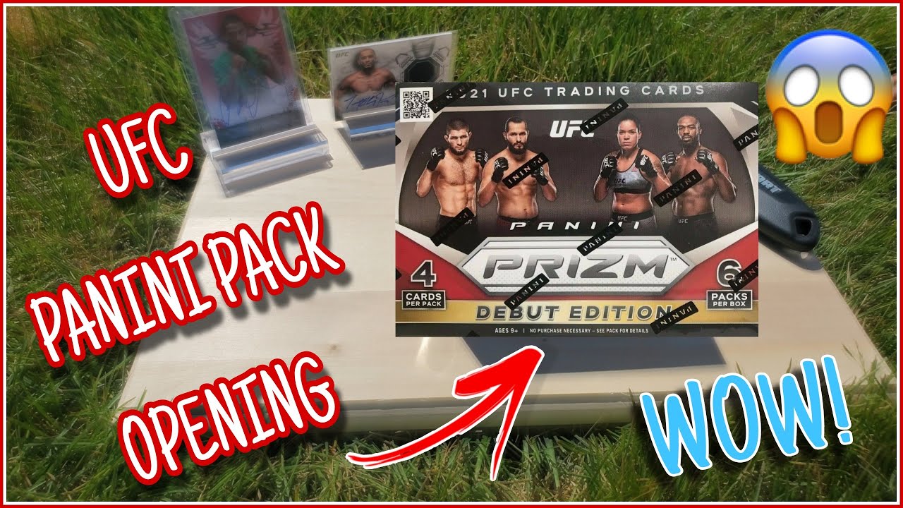 My First UFC Panini Pack Opening! Great Pulls! - YouTube