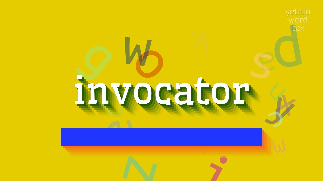 How to say "invocator"! (High Quality Voices) - YouTube